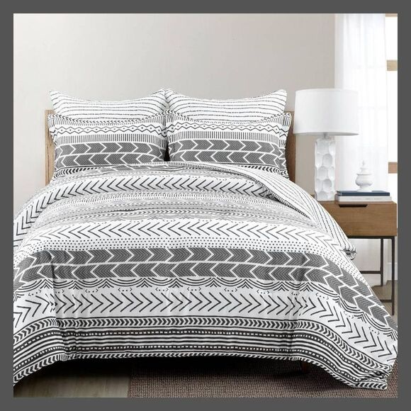 Lush Decor | Bedding | Open Box Lush Decor 5pc King Hygge Geo ...